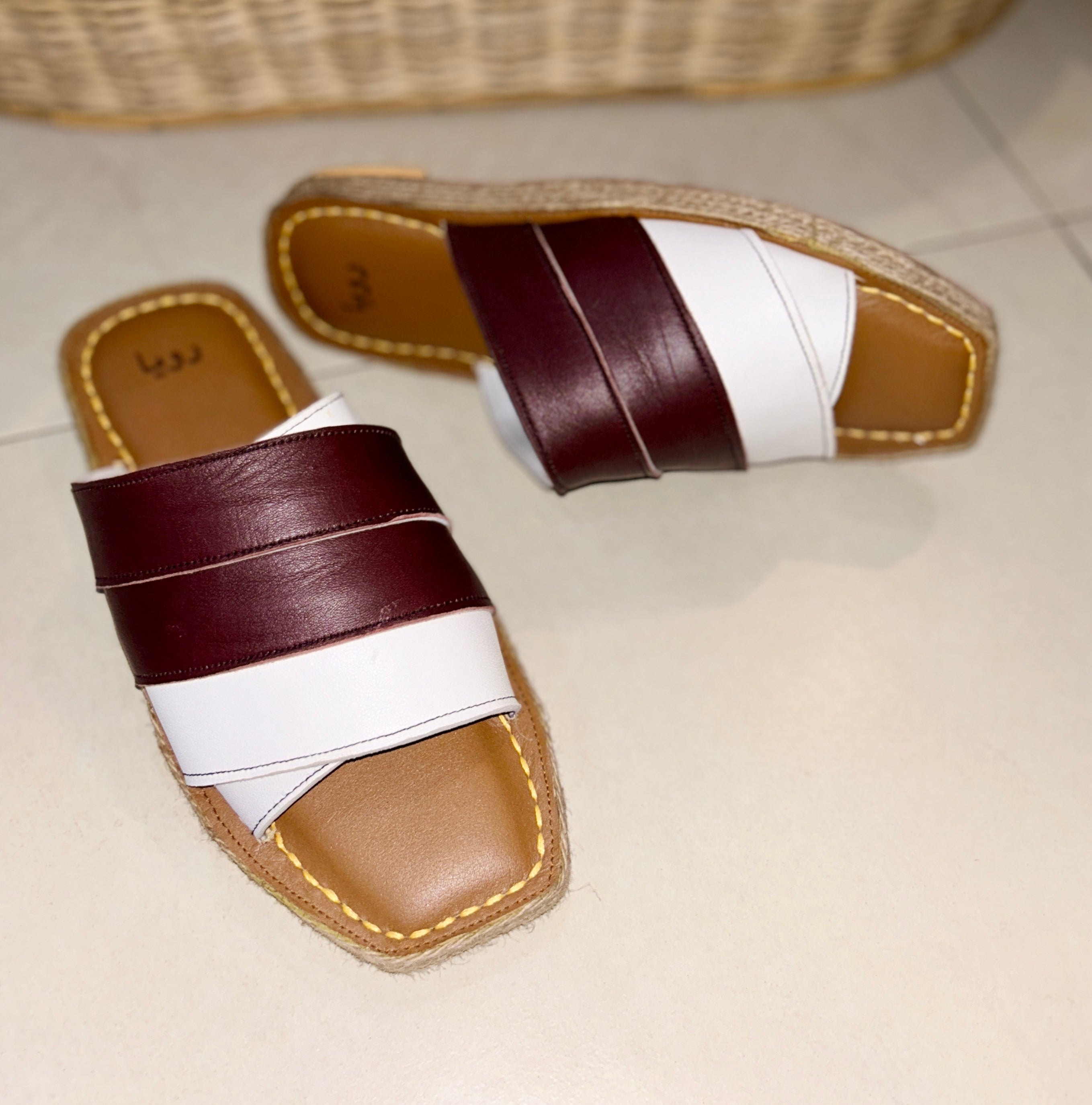 Burgundy - Saddle Slides – Roya